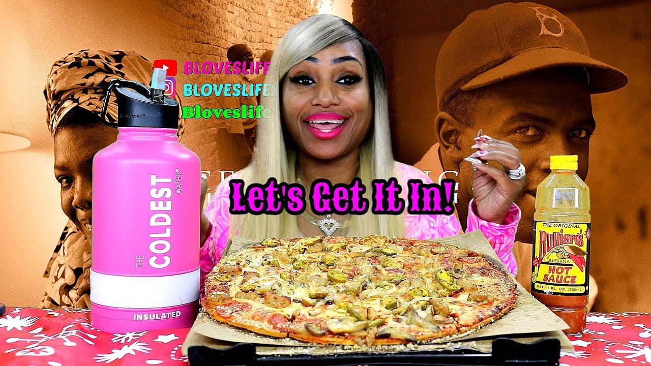 Marcos pizza mukbang feast devoured with delight