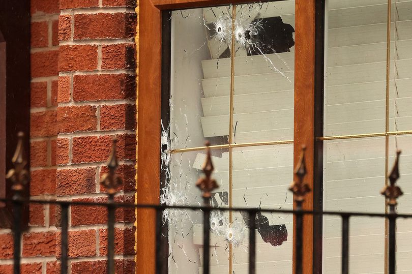 Multiple bullet holes in window after Oldham shooting horror as ...