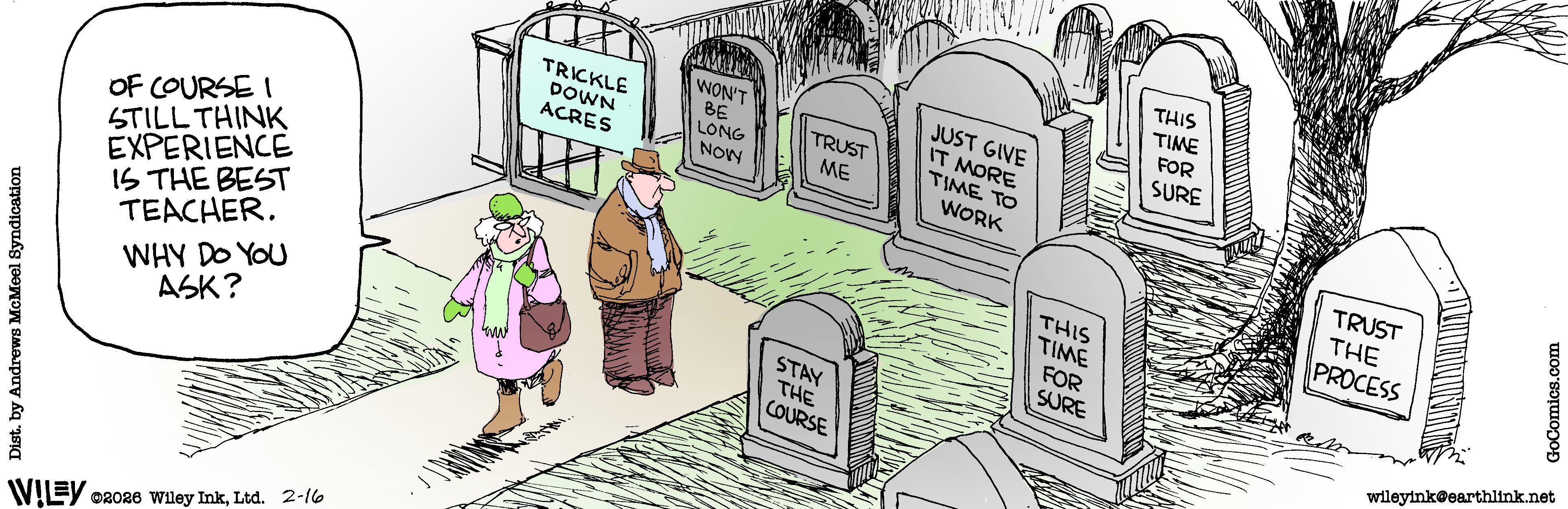 Non sequitur by Wiley Miller