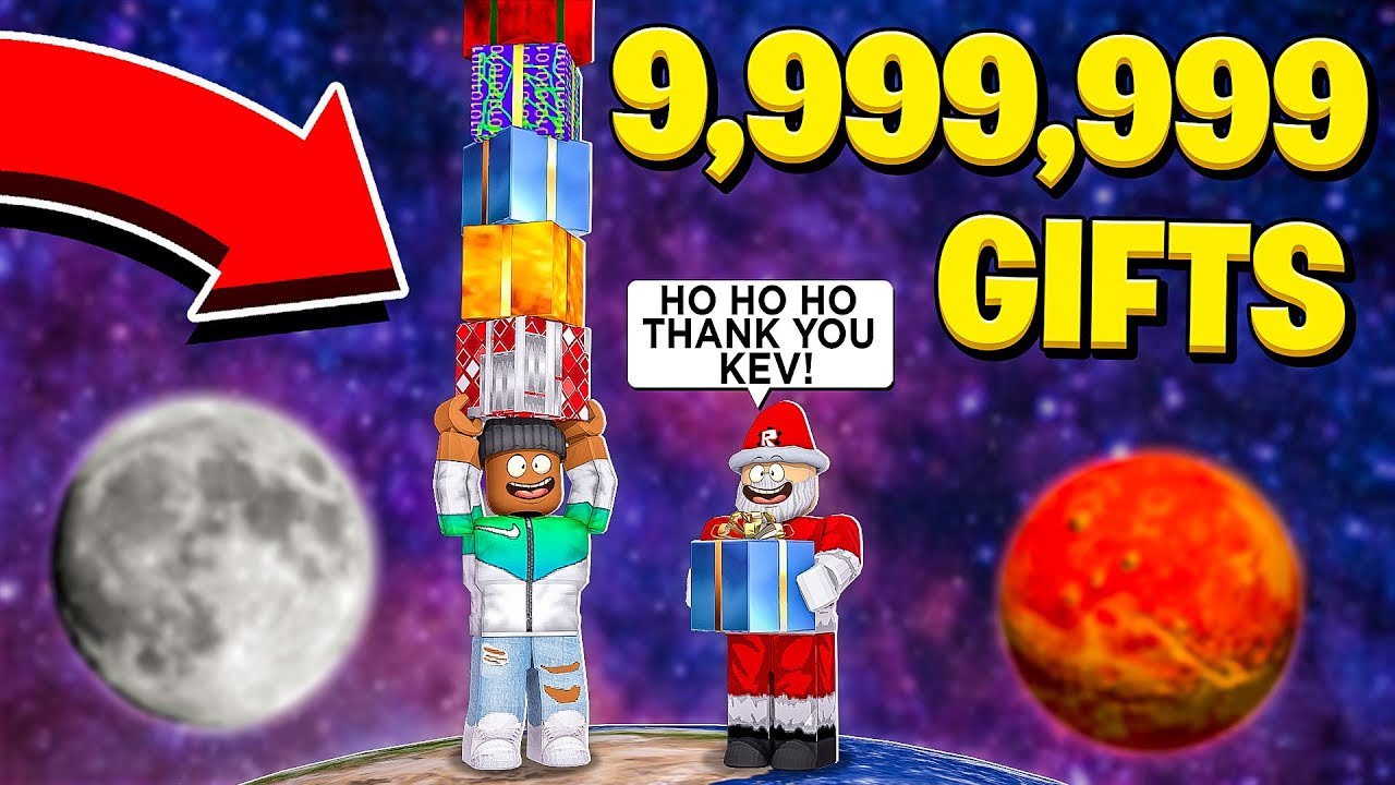 I made 9,999,999 gifts for Santa Claus (Roblox)