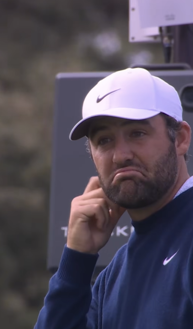 Scheffler frustrated after par-3 15th controversy at Pebble Beach