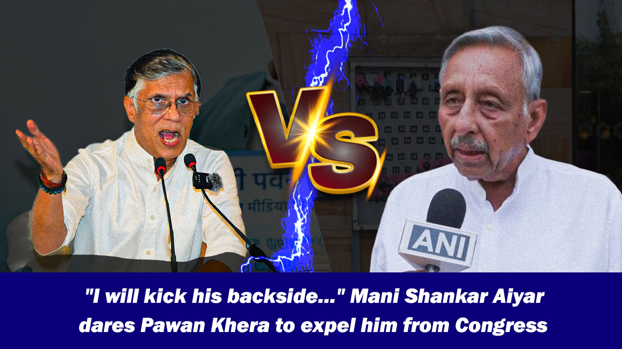 I will kick his backside... Mani Shankar Aiyar dares Pawan Khera to ...