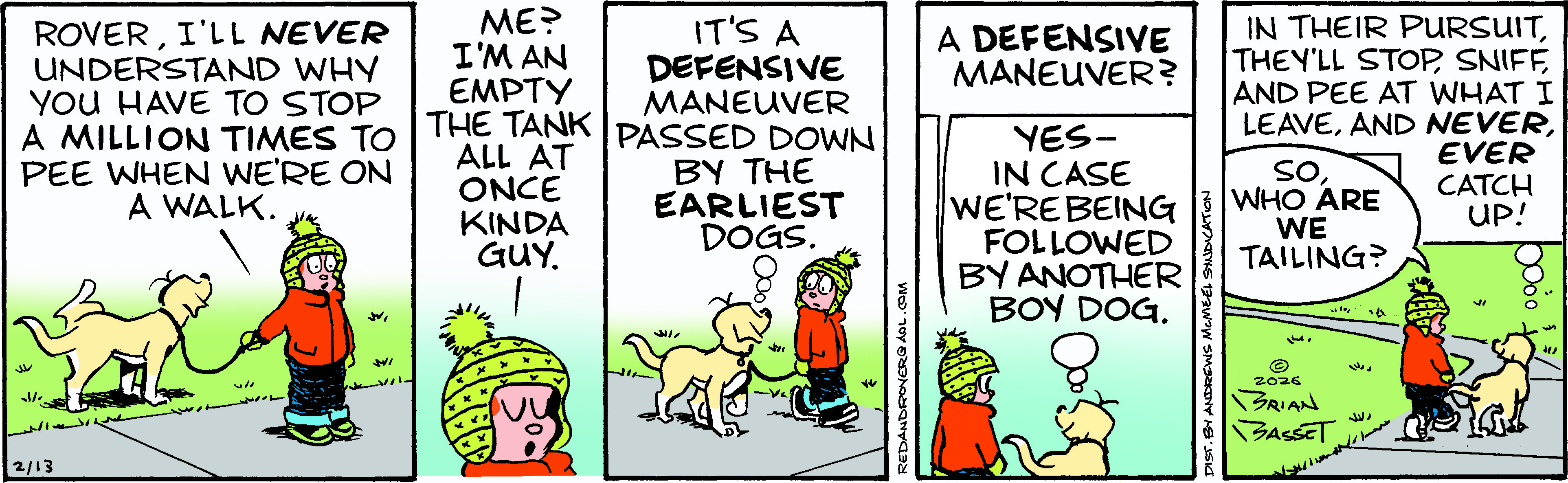 Red and Rover by Brian Basset