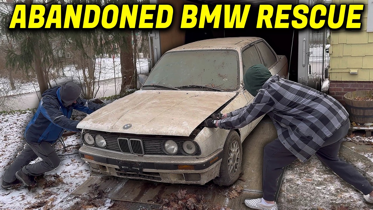 Rescuing abandoned Audi B5 S4 barn find restoration