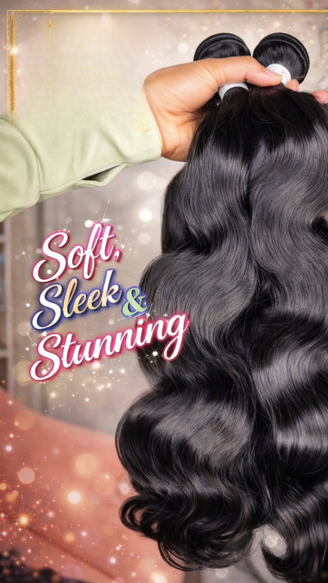 Hair from Her Hair Company soft, sleek & stunning