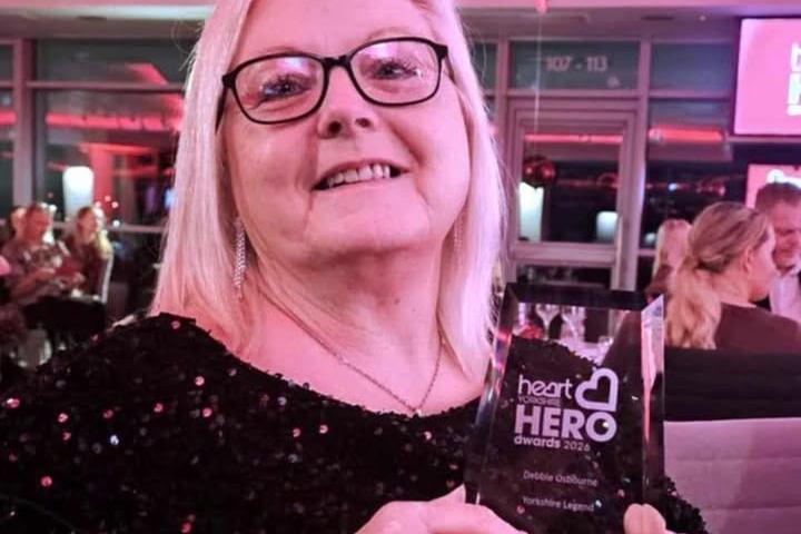 Doncaster woman named 'Yorkshire legend' at prestigious ceremony