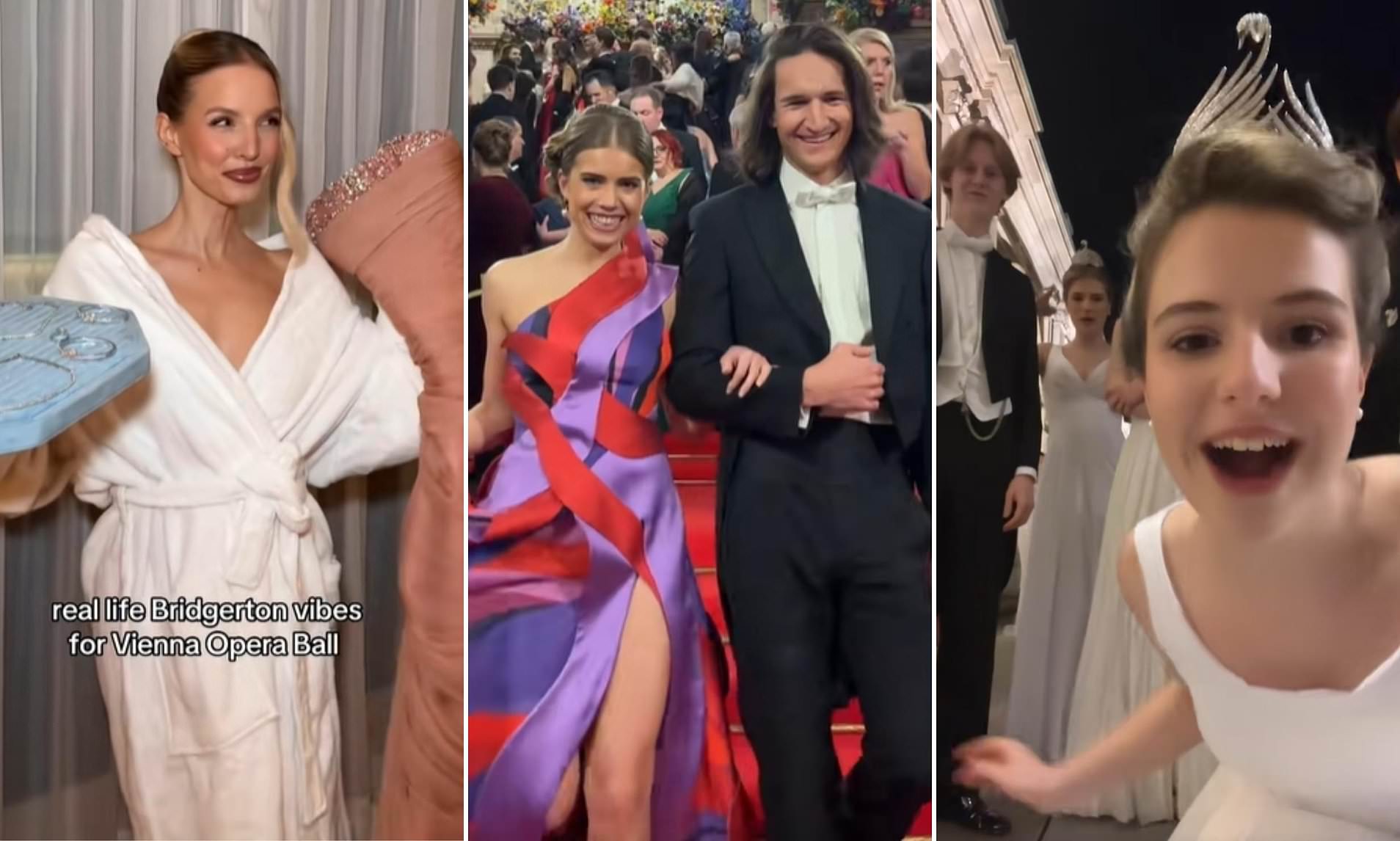 High-society's TikTok soirée! Vienna's elite Opera Ball is yet another ...