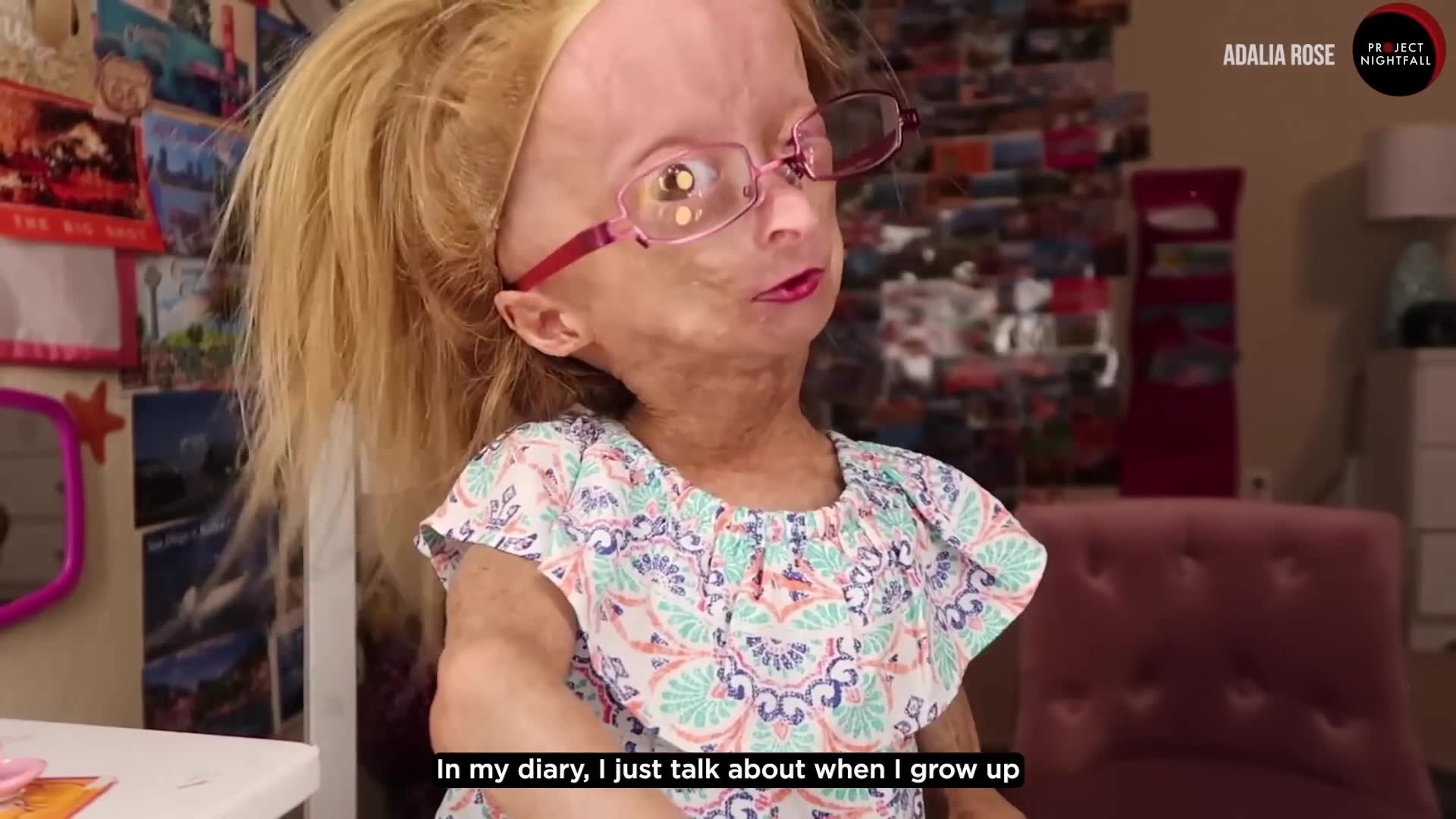 The girl who ages too fast because of rare genetic condition