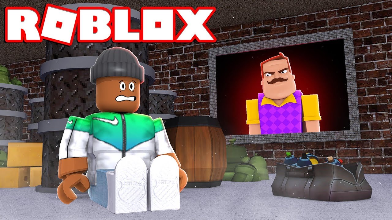 Trapped in the basement | Roblox Hello Neighbor