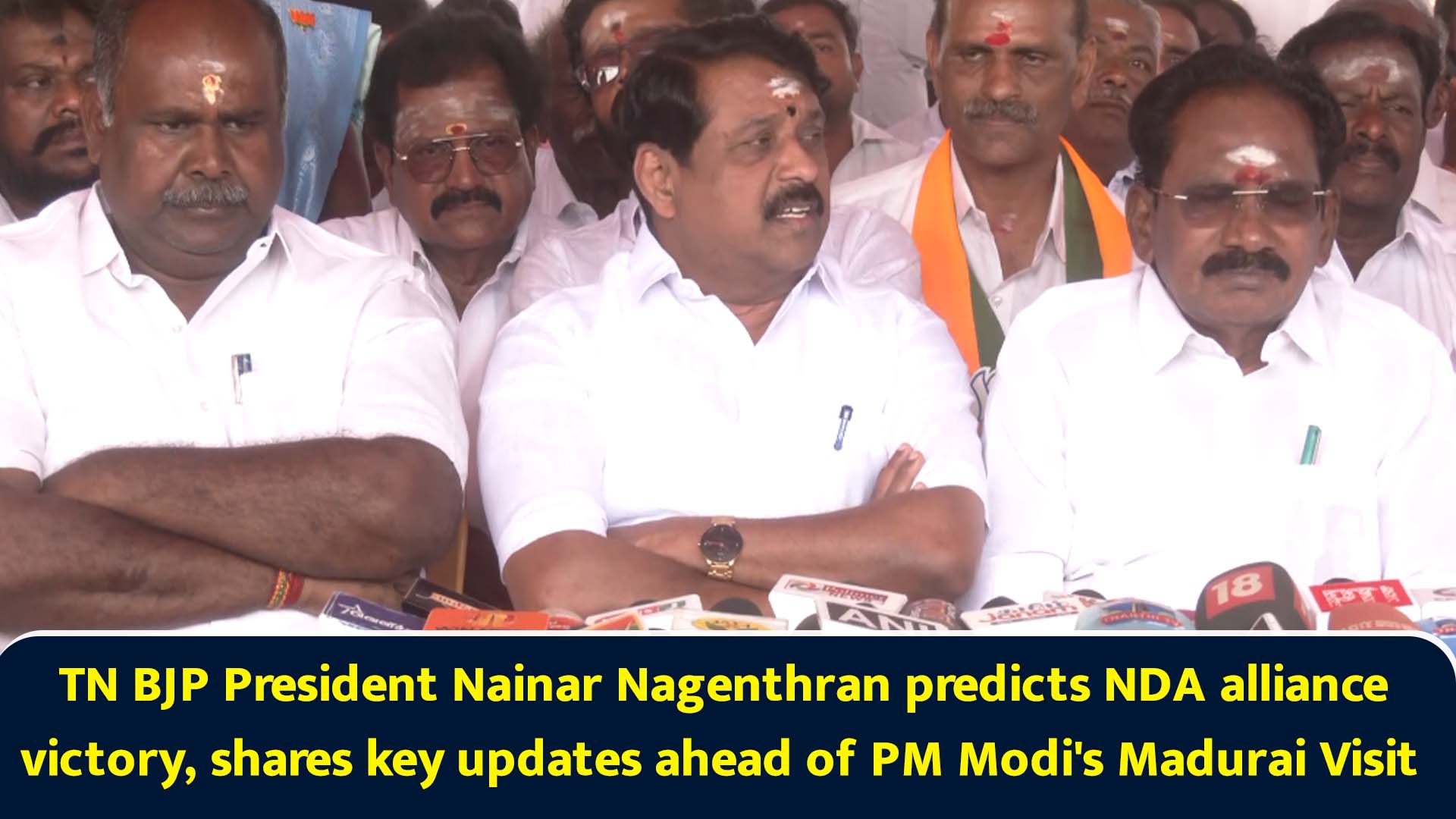 TN BJP president Nainar Nagenthran predicts NDA alliance victory ...