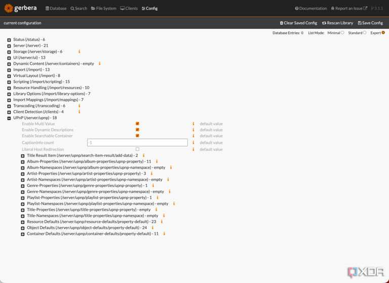 I tried Gerbera instead of Jellyfin, and here’s how it went