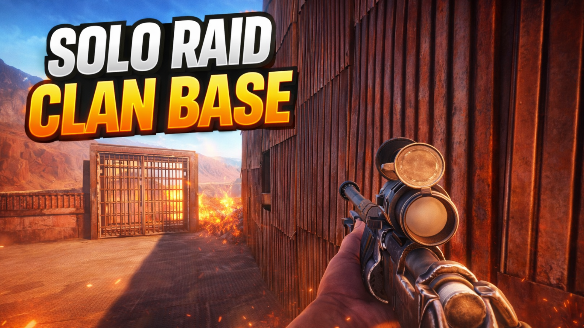 Solo raid strategy: Fighting a clan base alone in Rust