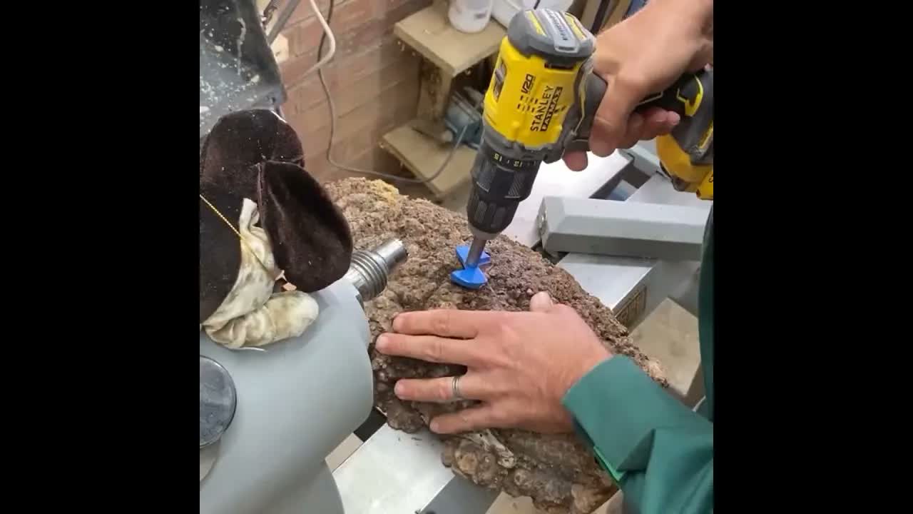 Watch how one woodturning project went wrong fast
