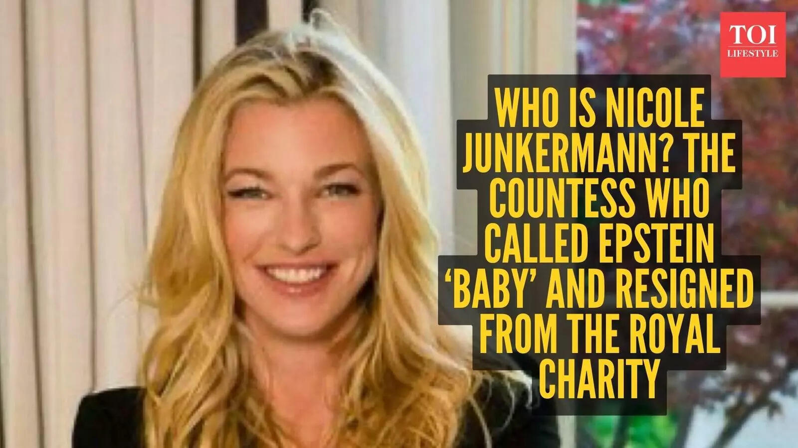 Who is Nicole Junkermann? The countess who called Epstein ‘baby’ and ...
