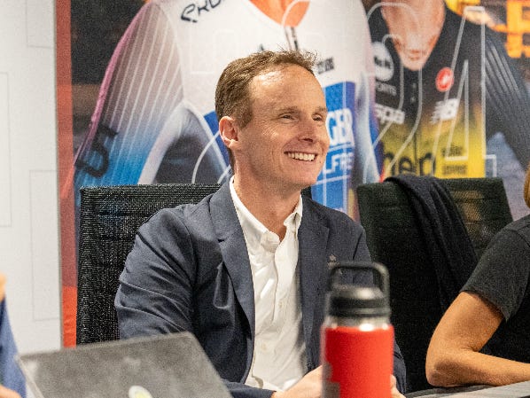 I'm the CEO of The Ironman Group. I start my days training to climb ...