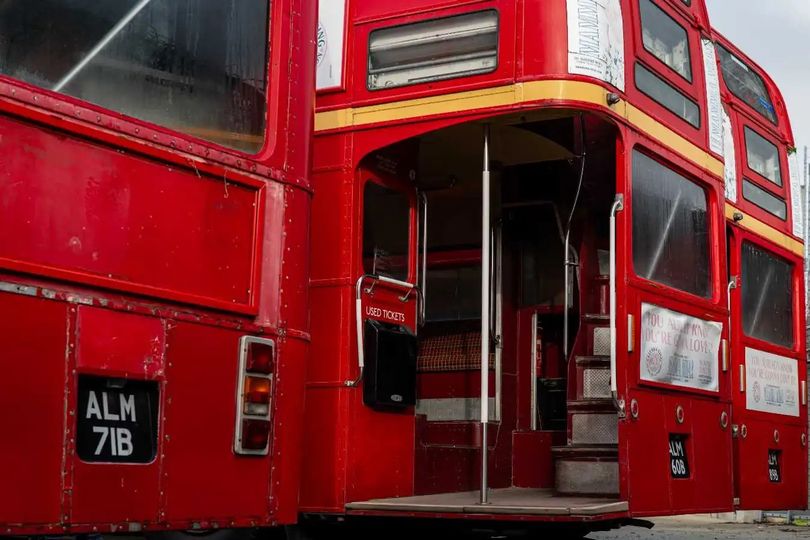 Brilliant photographs show vintage London buses from 1960s up for sale