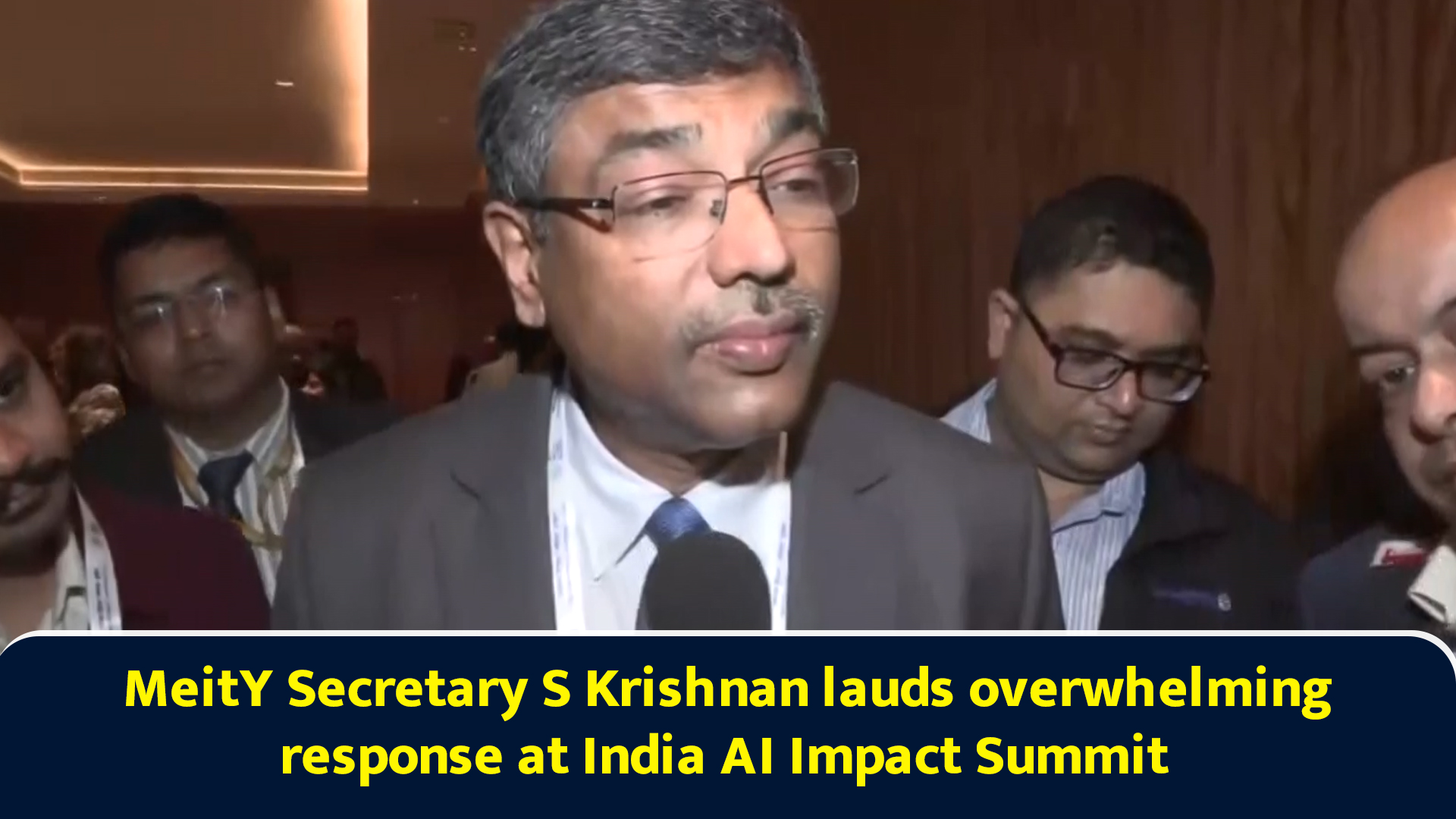 MeitY secretary S Krishnan lauds overwhelming response at India AI ...