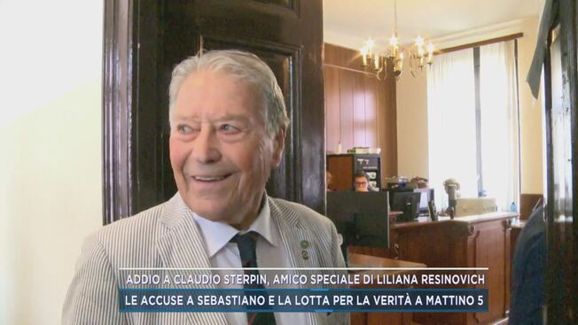 Addio a Claudio Sterpin, amico speciale di Liliana Resinovich