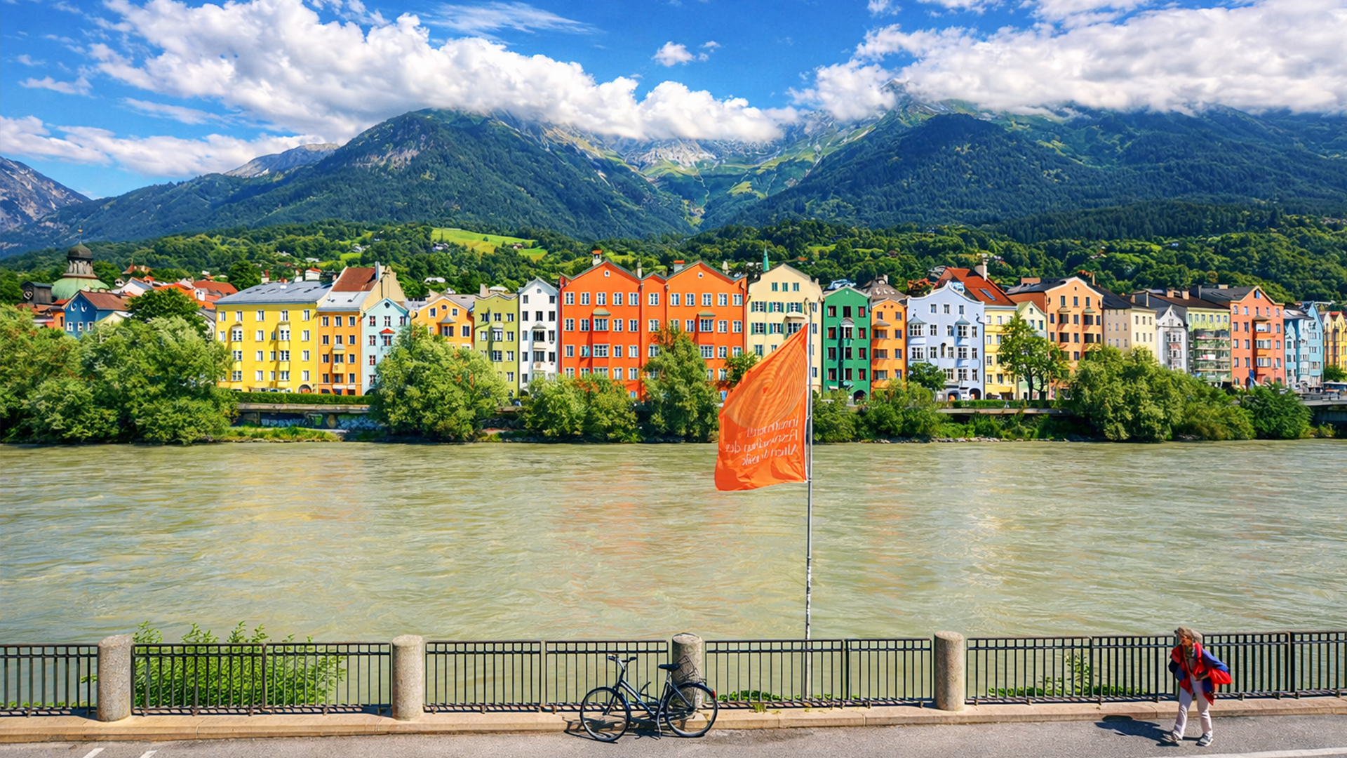 Innsbruck Austria summer walk in the heart of Alps (4K)