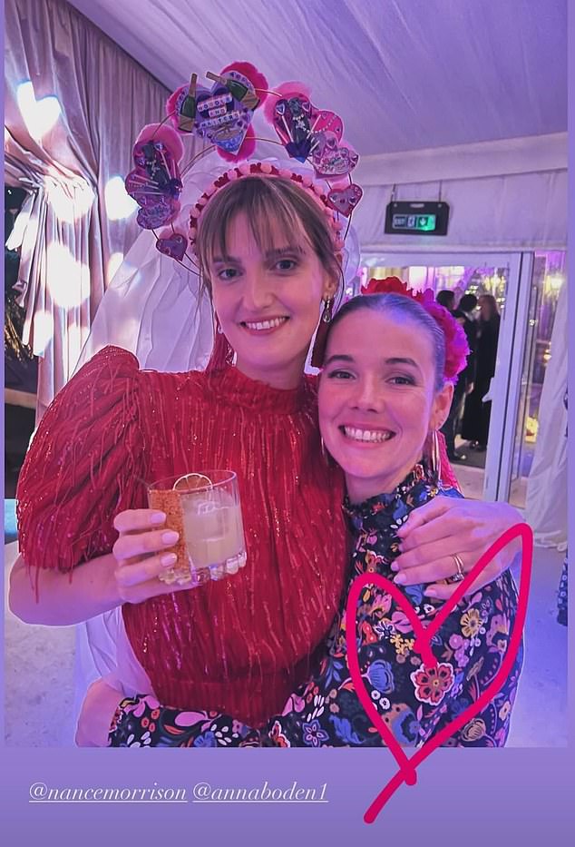 A merry Mitford wedding! High society scion Nancy Morrison weds in ...