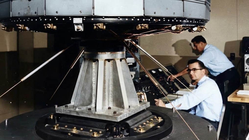 The base that bounces signals off the moon