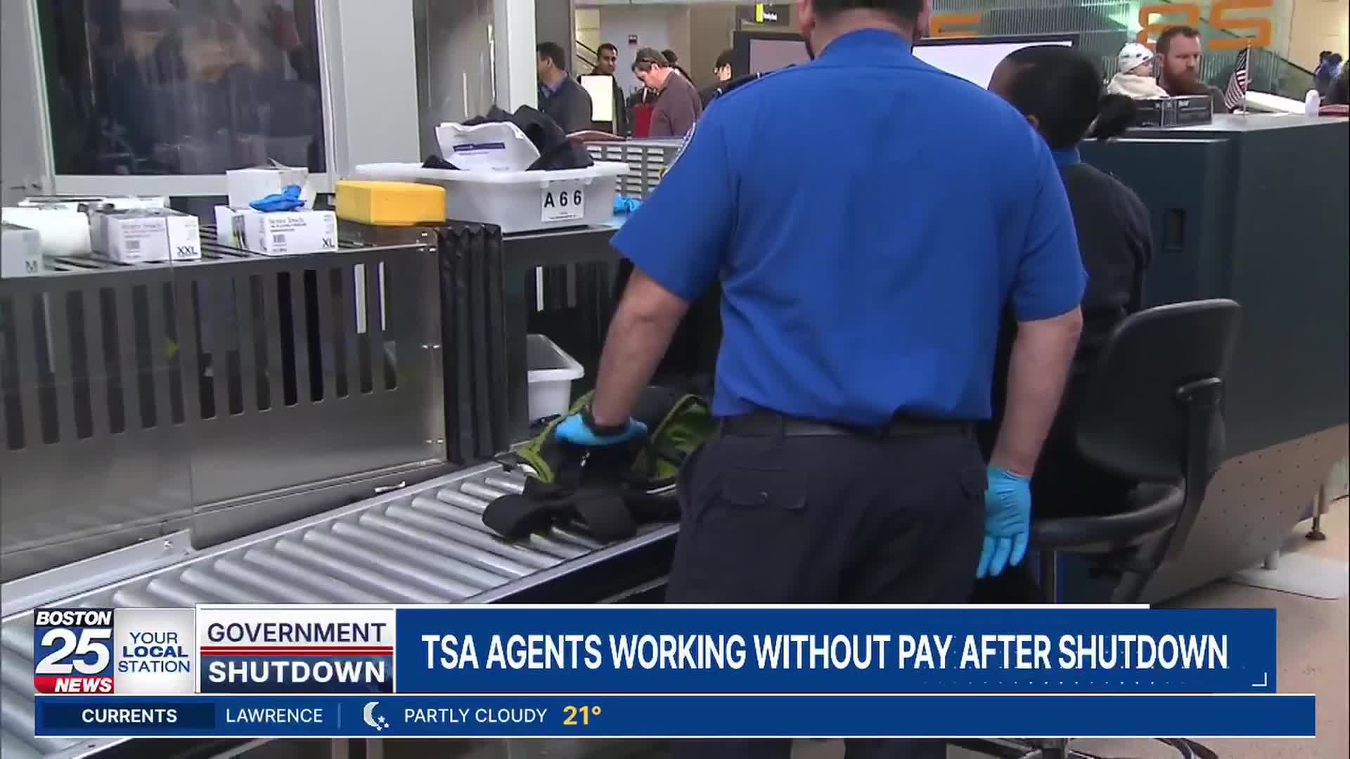 TSA employees working without pay guarantee amid DHS shutdown