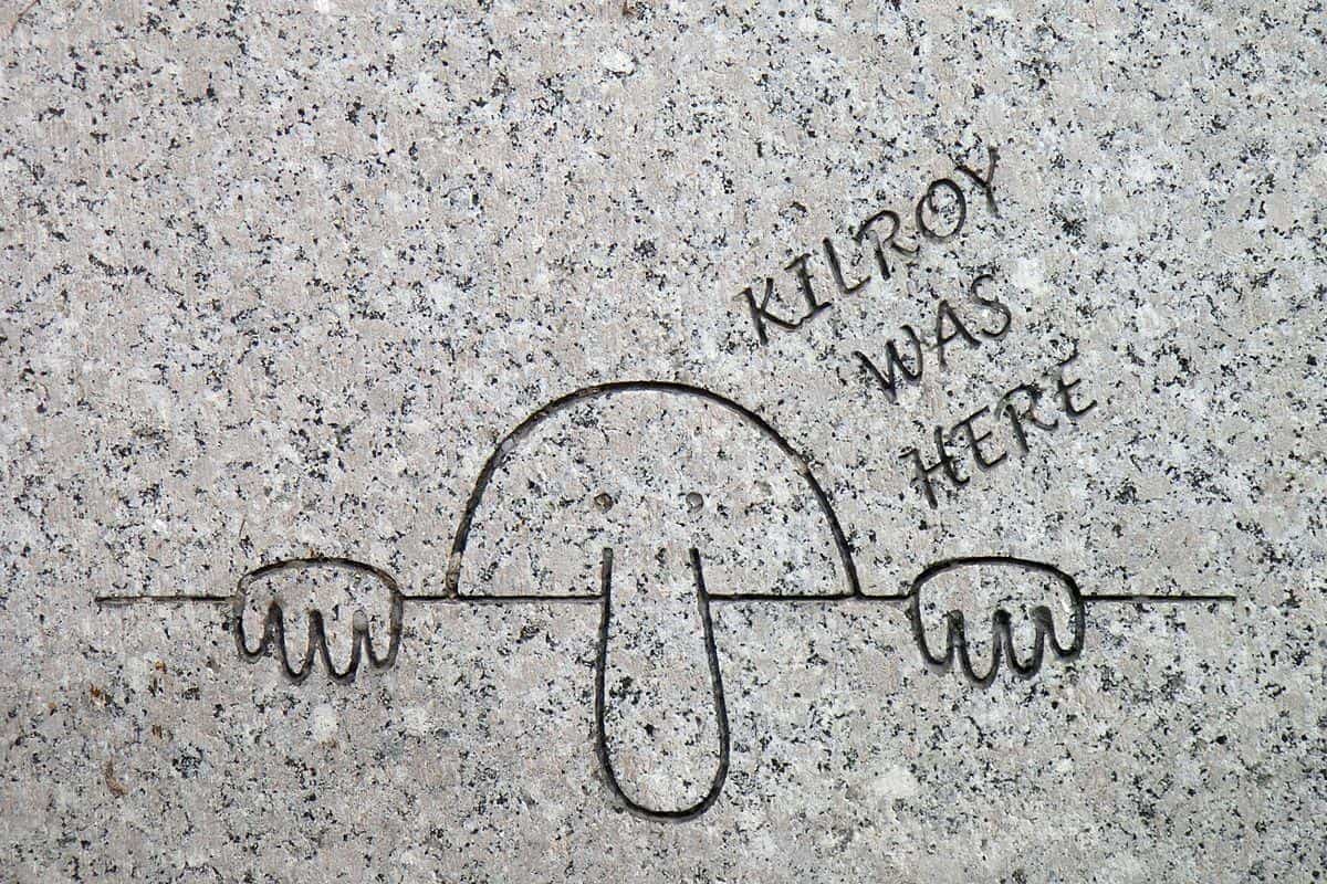 "Kilroy Was Here": The first meme