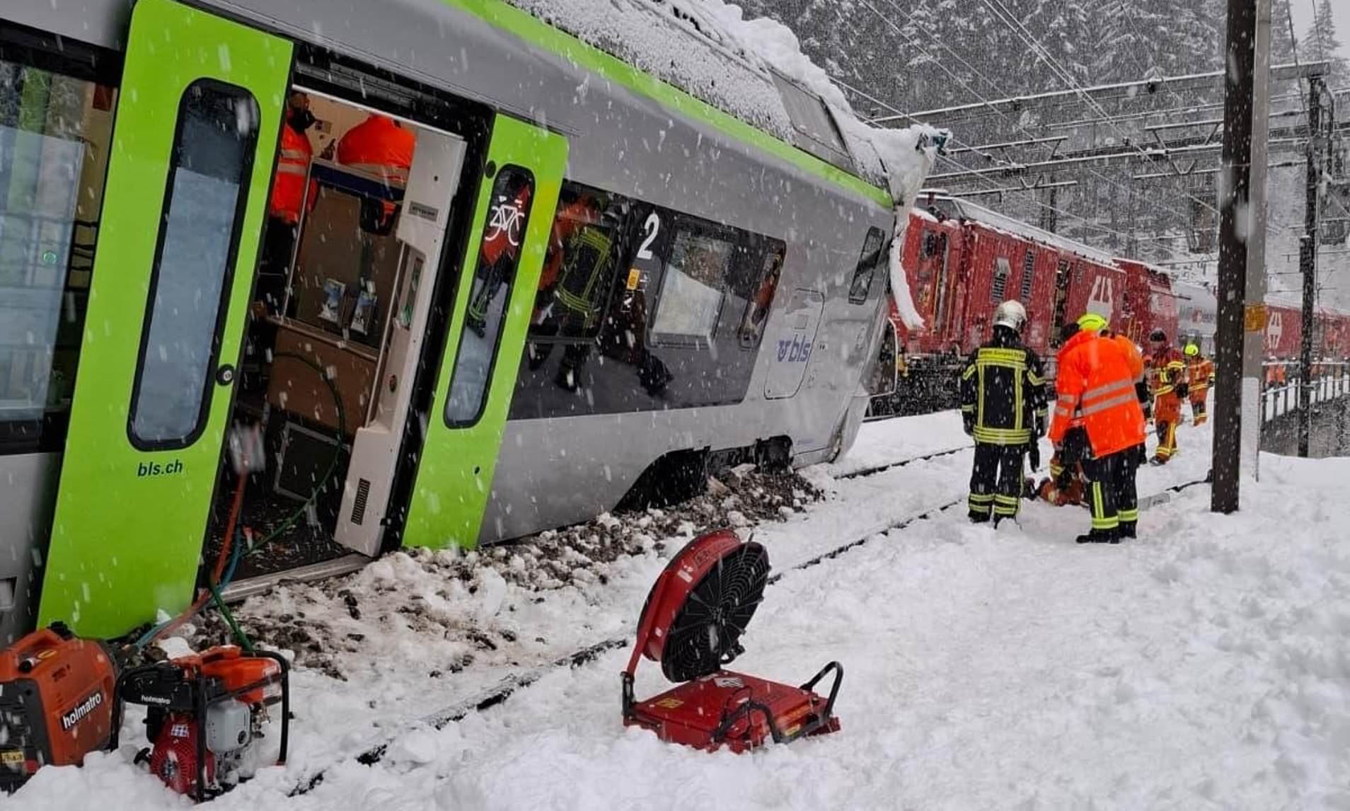 Avalanche causes Swiss passenger train to derail, leaving multiple ...
