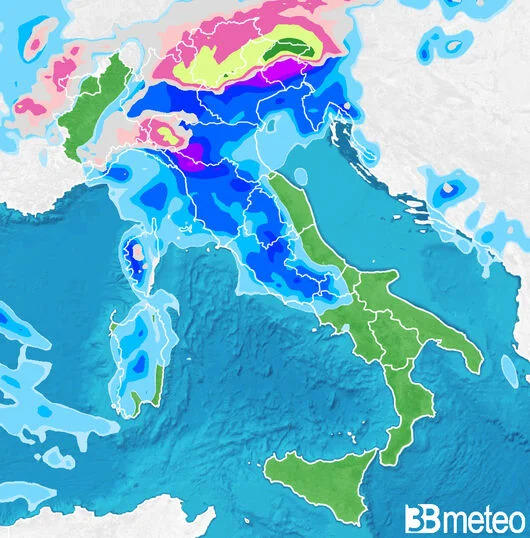 Pioggia e neve a bassa quota, l'ultima festa di Carnevale sarà bagnata ...
