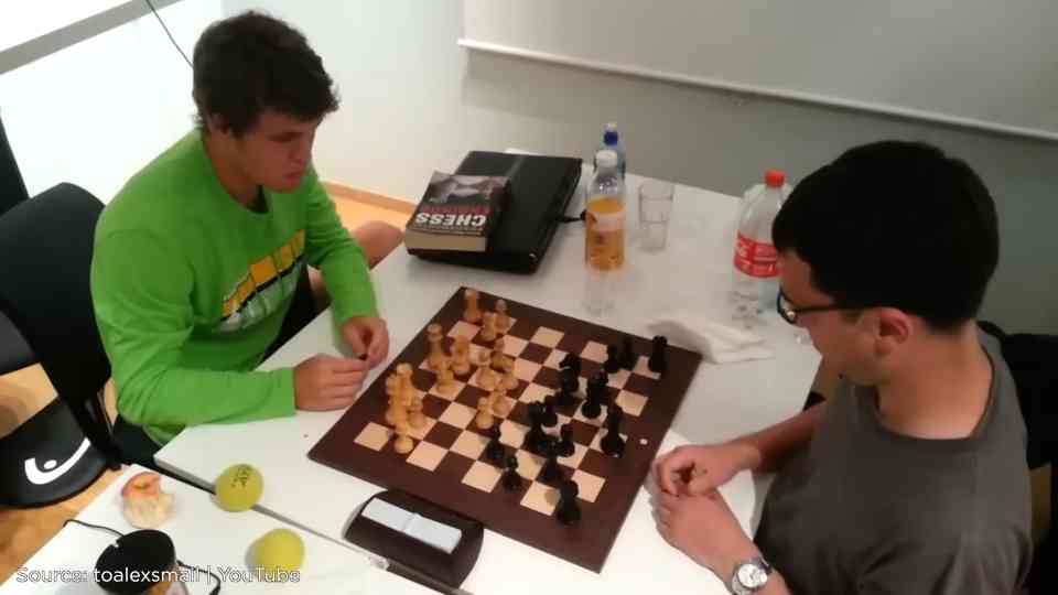 When the best chess player arrogantly says he has no rivals