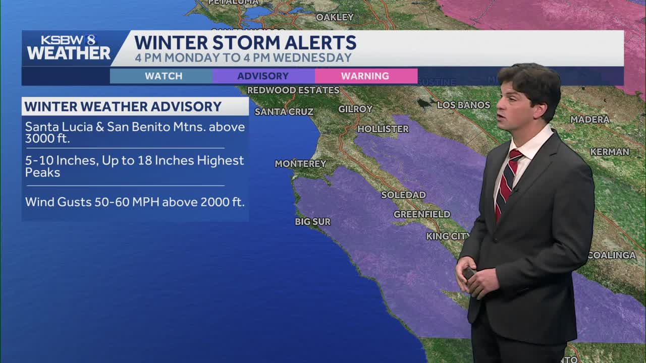 February 16 KSBW weather forecast