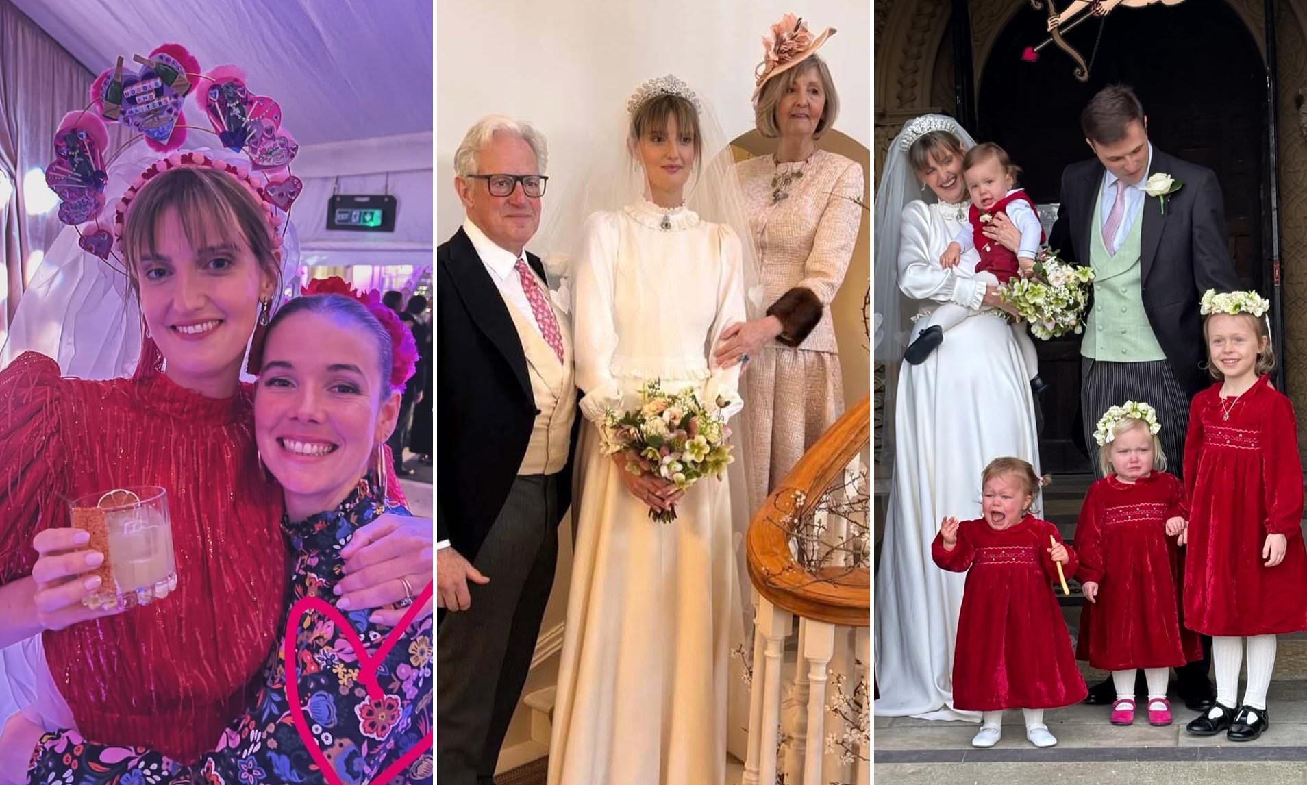 A merry Mitford wedding! High society scion Nancy Morrison weds in ...