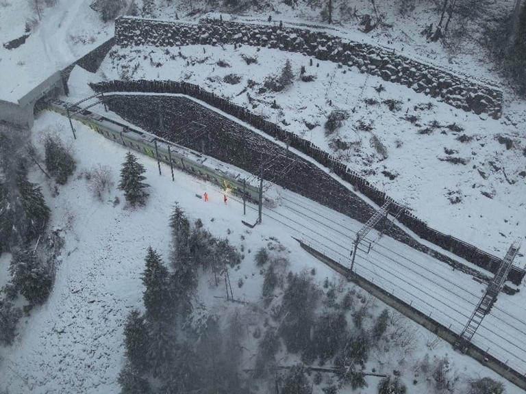 Strecke zwischen Goppenstein und Brig bleibt bis Samstag gesperrt ...