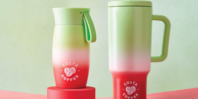 Costa's dropping a limited strawberry matcha reusable cup that's better ...