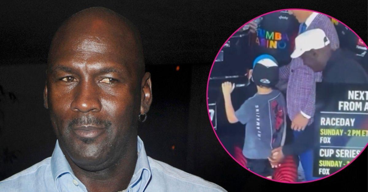 Michael Jordan under fire for odd interaction with little boy at NASCAR ...
