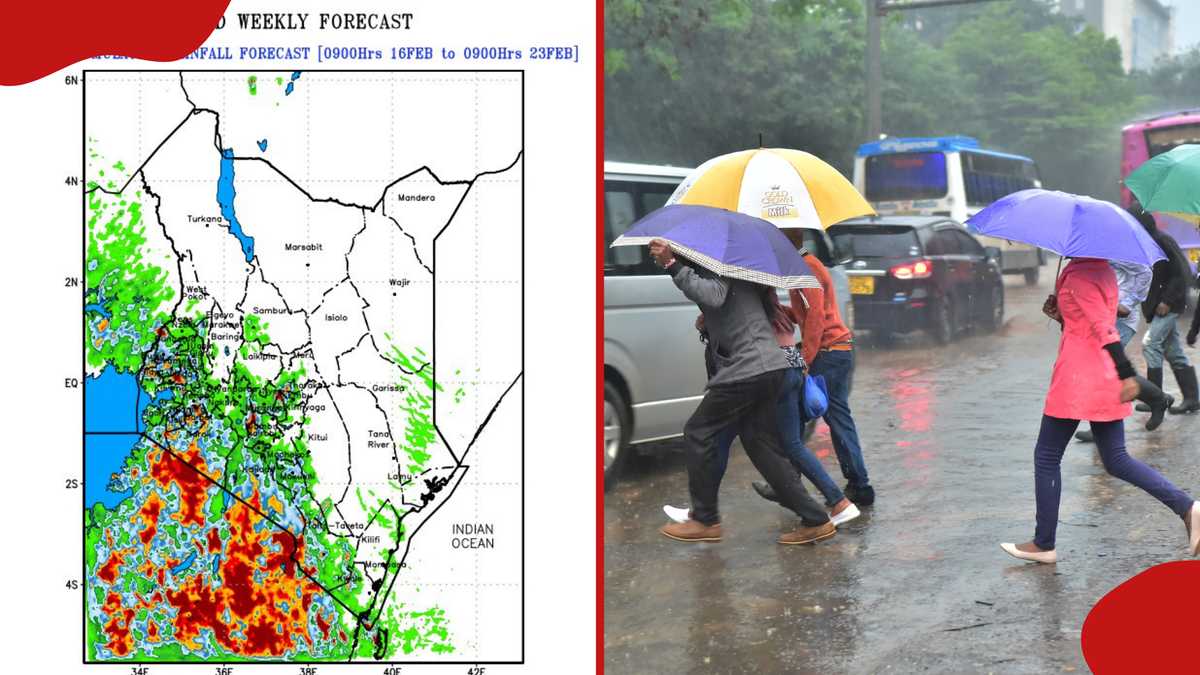 Kenya Met warns of heavy rainfall in 5 regions over next 7 days ...