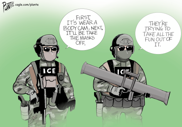 The latest political cartoons from Bruce Plante