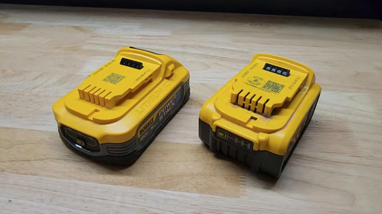 What do those 8 pin letters stand for on a DeWalt battery?