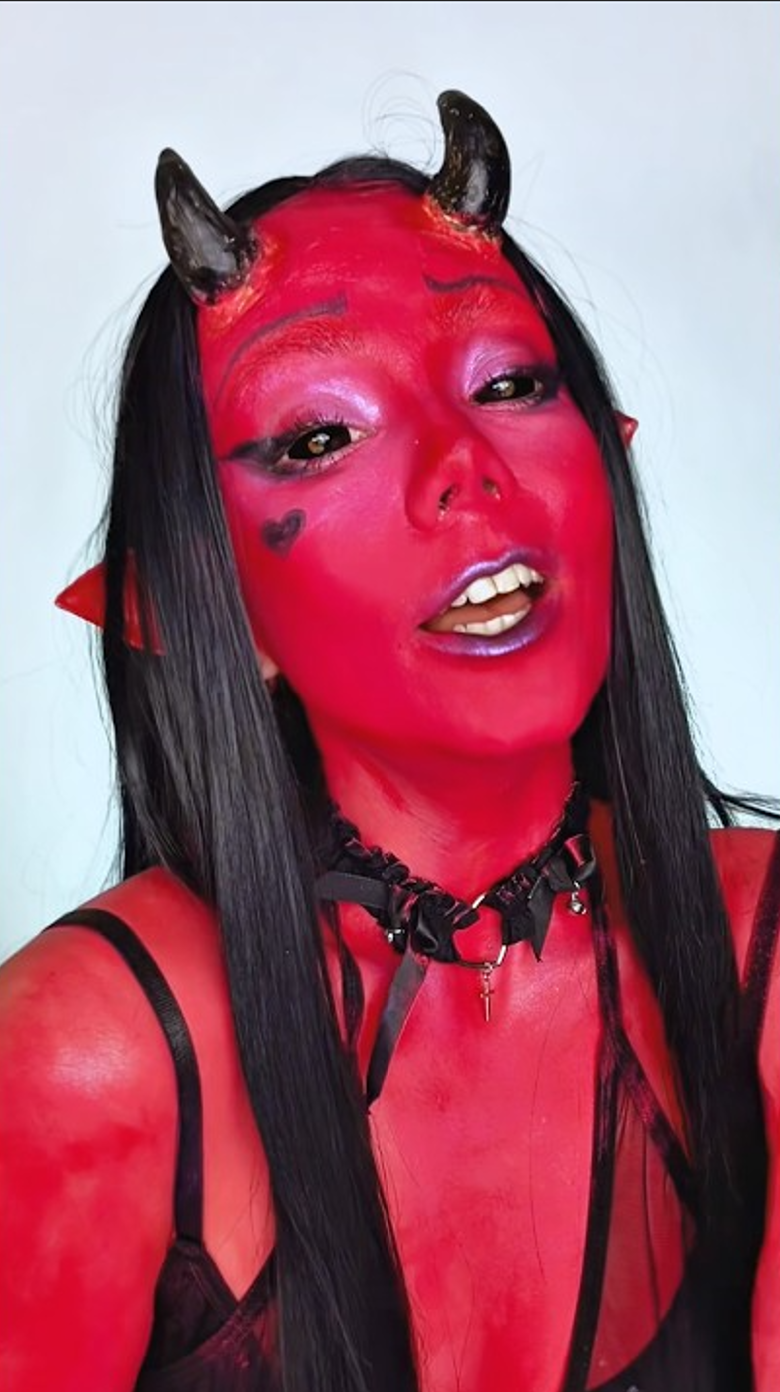 Come and get your love SFX demon makeup