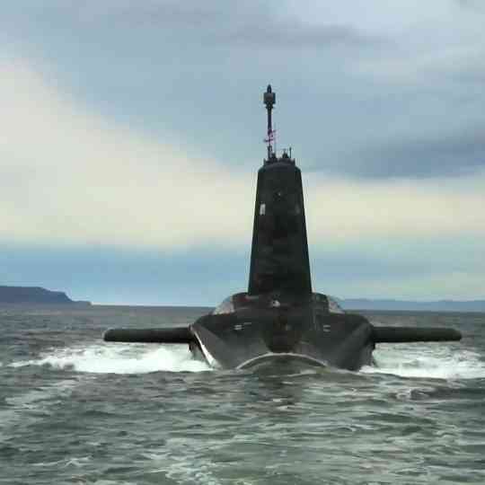 Britain’s nuclear submarine revealed