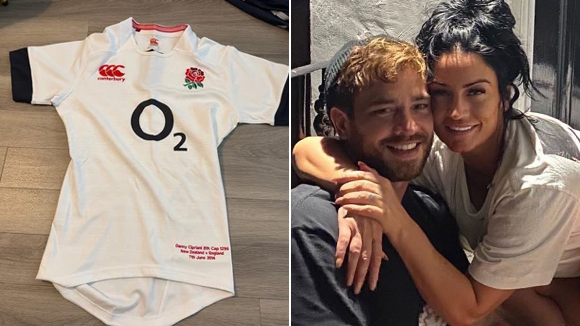 Danny Cipriani’s ex-wife is flogging his England memorabilia two years ...