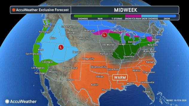 Snow, ice, rain and severe weather coming to central, eastern US