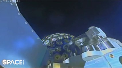Watch time-lapse of LARES-2 satellite in orbit on Vega C rocket's upper ...