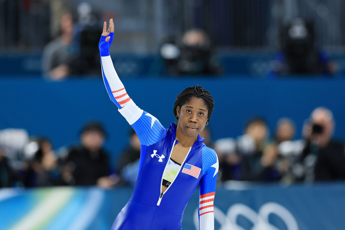 Erin Jackson finds encouragement from Chloe Kim after missing Olympic ...