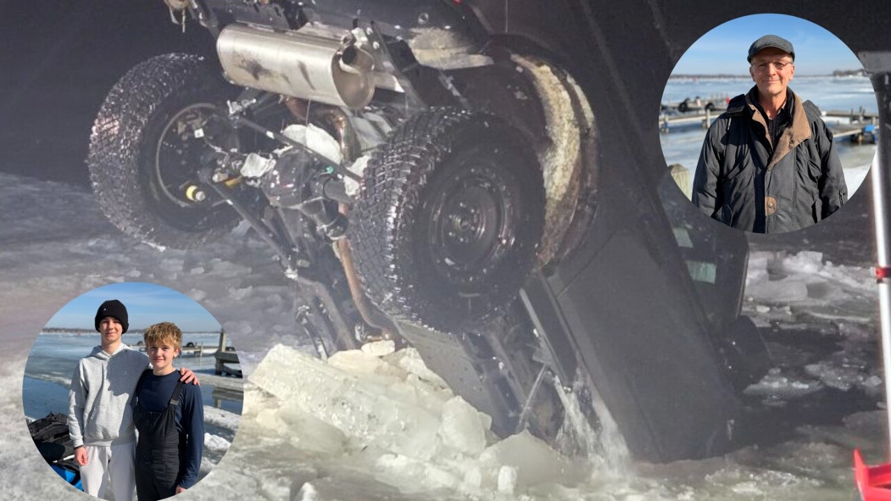 Ice fishers describe Pewaukee Lake conditions after car breaks through ice