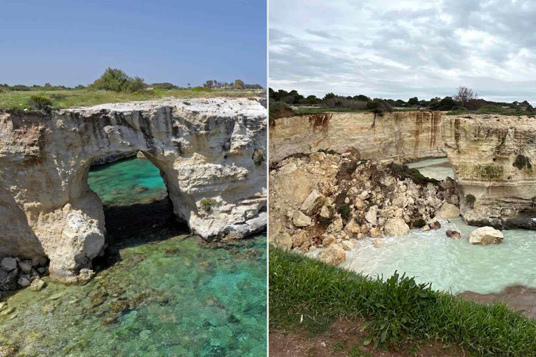 Famous ‘Lovers’ Arch' in Italy collapses into sea on Valentine’s Day ...