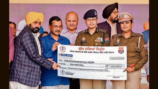 At Moga rally, AAP pitches anti-drug drive as 2027 poll plank