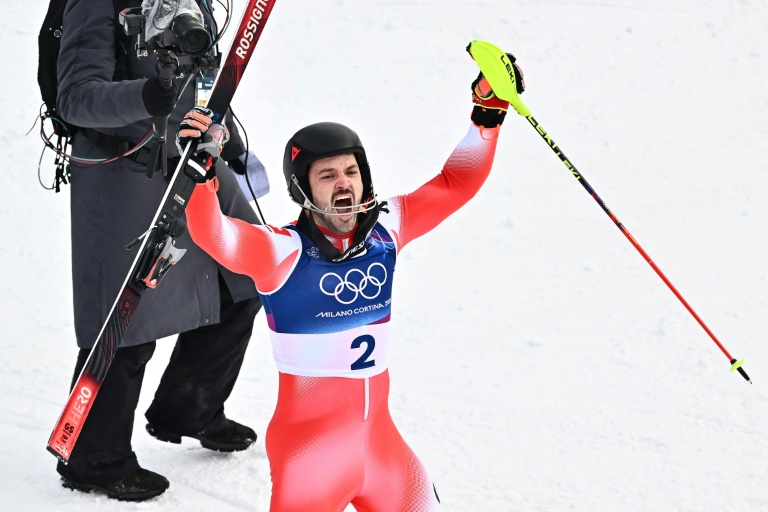 Gu pipped to Olympic gold again as Meillard extends Swiss ski dominance