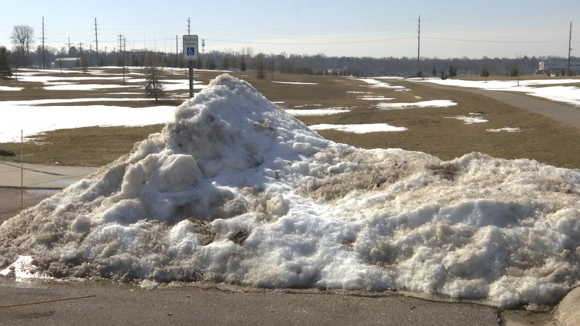 Snow melt affecting air quality