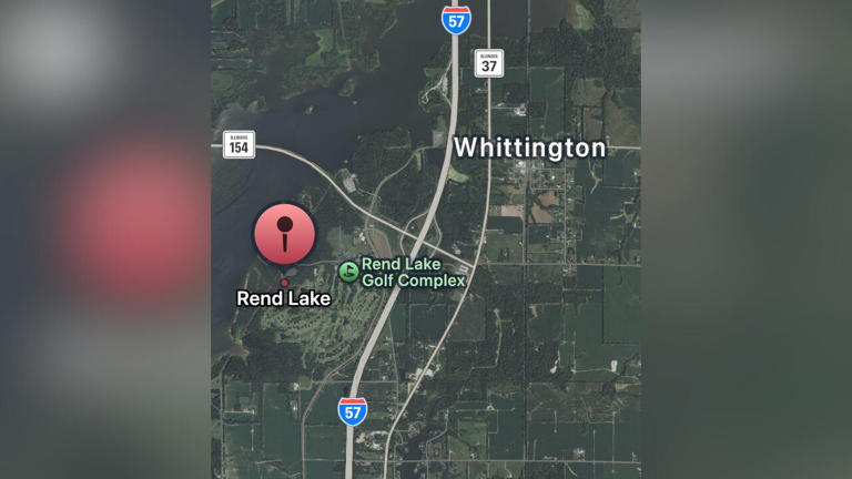 Man rescued from submerged vehicle in Rend Lake dies from injuries